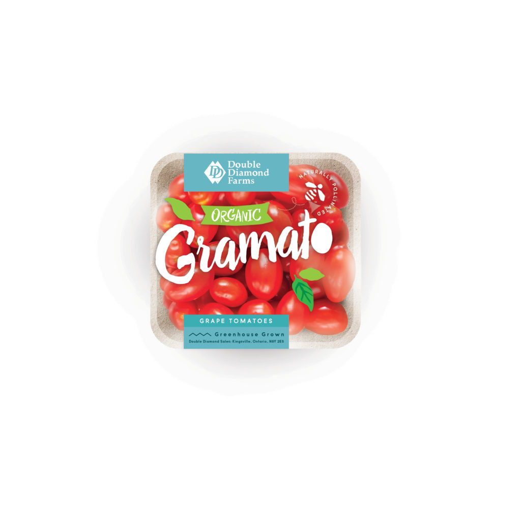 1 pint Organic Gramato™ Grape Tomatoes - Double Diamond Farms
